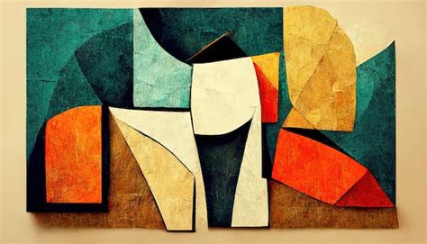 Premium Photo Abstract Contemporary Minimalism Cubism Art