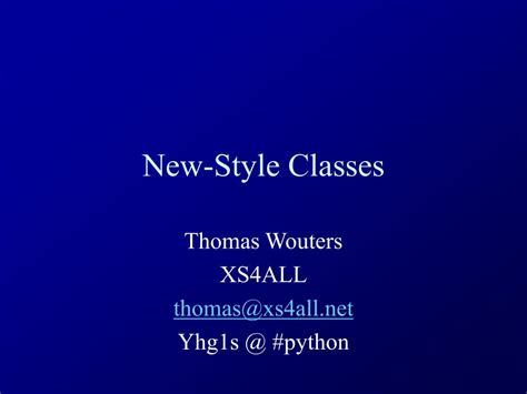 Ppt New Style Classes Powerpoint Presentation Free Download Id4098740