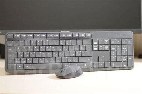 Беспроводная клавиатура и мышь Logitech Mk235 новый в наличии Цена 3 250₽ во Владивостоке