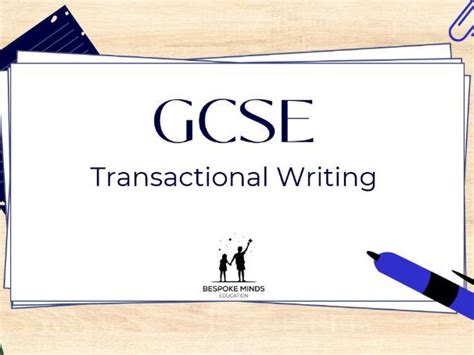 Introduction To Transactional Writing Teaching Resources