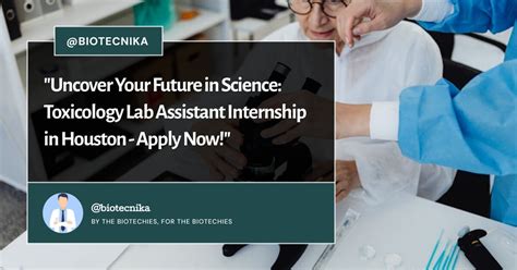 Toxicology Lab Assistant Internship At Labcorp Apply Now Toxicology Lab Assistant Internship At Labcorp Apply Now