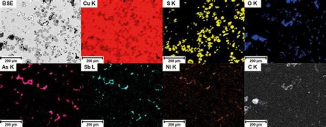 Sem Edx Mapping Of The Cu Ingot Microstructure Download Scientific