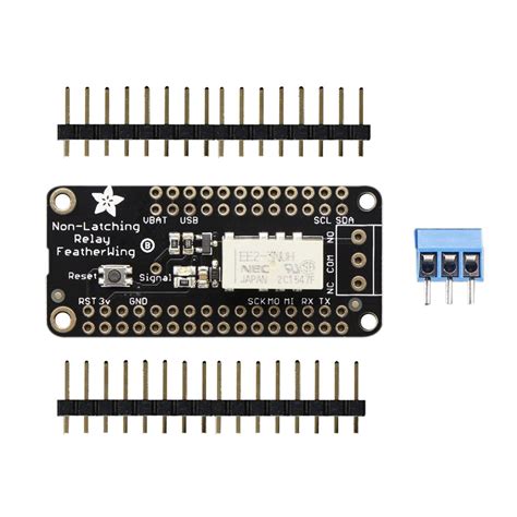 Adafruit Industries Non Latching Mini Relay Featherwing Micro Center