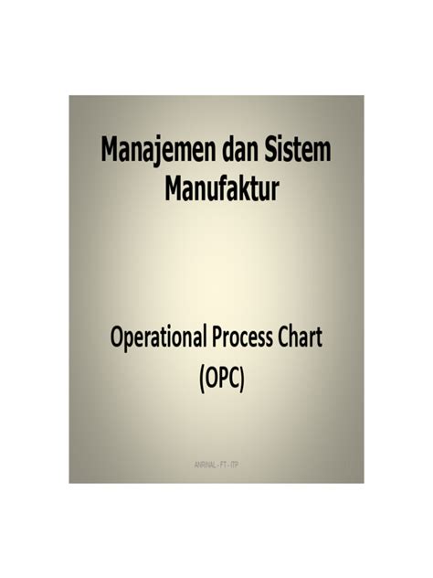 Operational Process Chart Opc Pdf