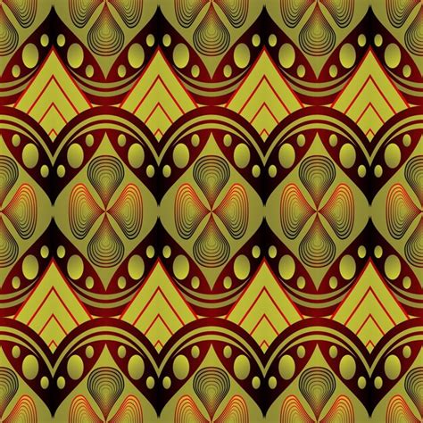Premium Vector Seamless Background Pattern Decorative Geometric