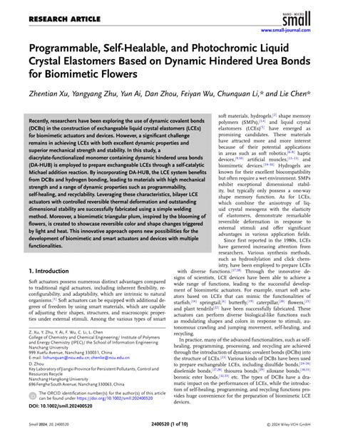 Programmable Self‐healable And Photochromic Liquid Crystal Elastomers