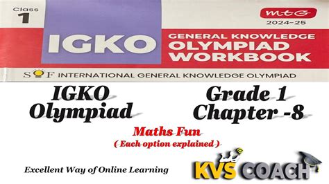 Class 1 Igko International Olympiads Sfo Chapter 8 Maths