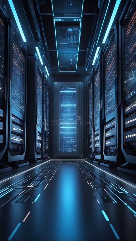 Quantumquotient S Data Odyssey 3d Exploration Ai Generate Stock Illustration Illustration Of