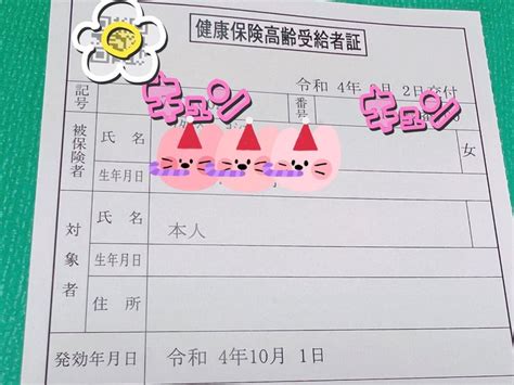 極細サンマ＆届いた健康保険高齢受給者証 My Favorite Things