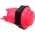 Red Round Push Button For Game Machine FunLabel Amusement Machine Games