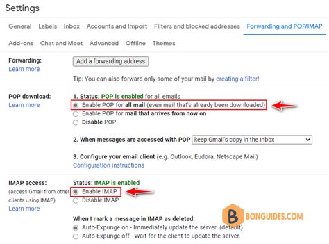 How To Enable POP And IMAP In Gmail Account
