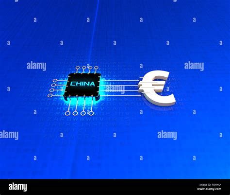 Chinas Electronic Chip Technology Network Data Transmission And