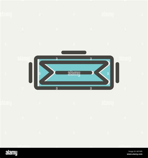 Virtual Reality Headset Thin Line Icon Stock Vector Image And Art Alamy