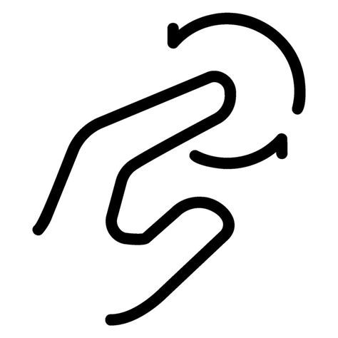 Rotate Line Icon 45376817 Vector Art At Vecteezy