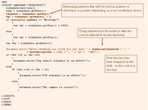 More Java Script Examples Please Use Speaker Notes