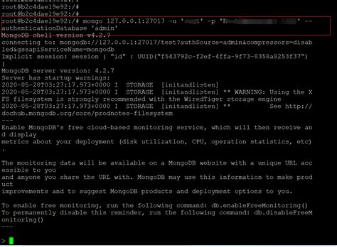 避坑docker安装mongodb及配置用户权限 spellbound 博客园