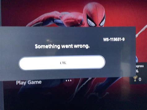 Ps5 Error Ws 115651 9 What Does It Mean I Cant Find Any Results R Playstationsolutions