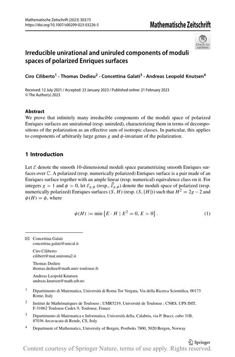 Pdf Irreducible Unirational And Uniruled Components Of Moduli Spaces