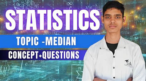 Statistics Class 10th Median Concepts Plus Questions Youtube