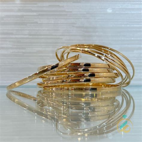 النگو آینه ای طلا لیست قیمت خرید النگو آینه ای طلا دیجی‌زرگر