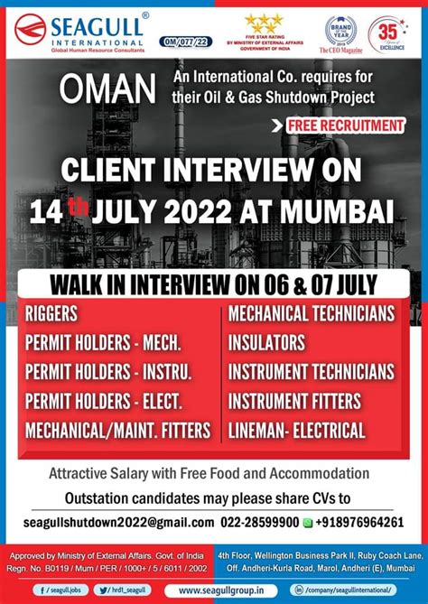 Walk In Interview At Mumbai For Oman November 25 2024
