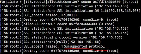 technical tip how to check tls version used by fo fortinet community