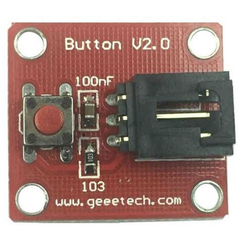 Módulo Botão Momentâneo Digital Para Arduino