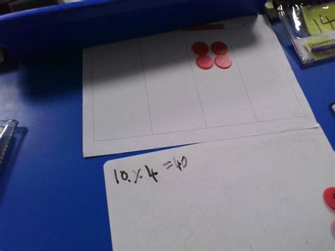 Multiplying By 10 Using Place Value Counters St Aidans Primary Babe A Church Of England