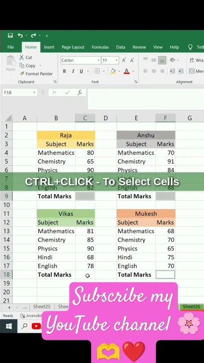 Excel Part 2nd Formula Basiccomputer Excel 🫶 ️ Youtube