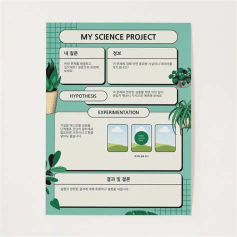 과학 포스터 무료 템플릿 저작권 걱정 없는 디자인 Canva캔바