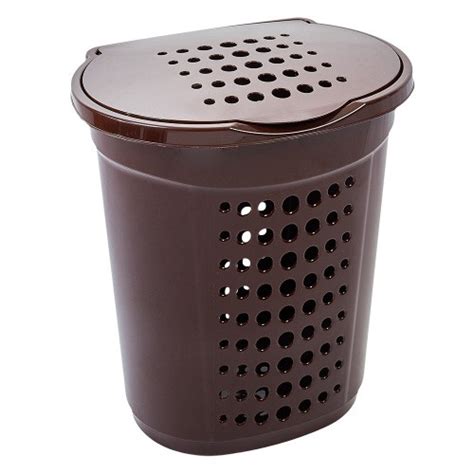 Купить Корзина для білизни 60 л темно коричнева 122053 цена 334 90 ₴ — Prom Ua Id 1427618381