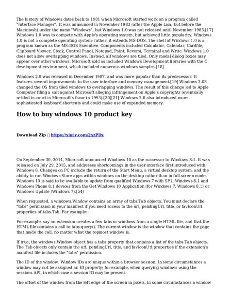 Fillable Online How To Buy Windows 10 Product Key Fax Email Print Pdffiller