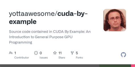 GitHub Yottaawesome Cuda By Example Source Code Contained In CUDA By Example An Introduction