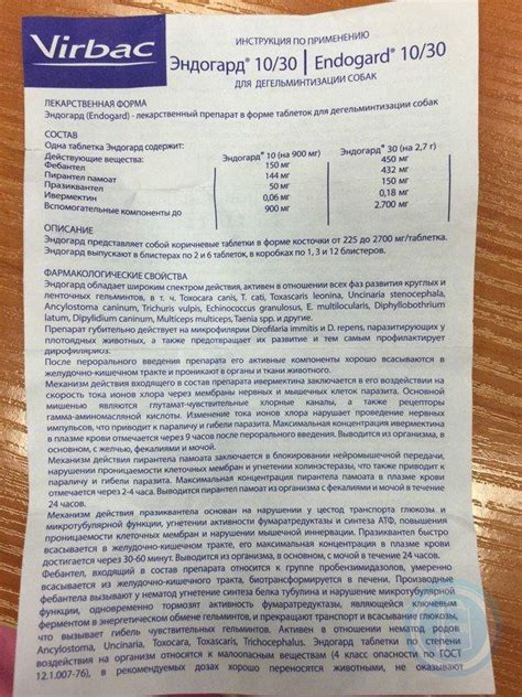Эндогард для собак: инструкция по применению, цена, отзывы