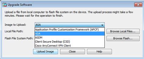Configure ASA 9 X Upgrade Of A Software Image By Use Of ASDM Or CLI Configuration Example Cisco