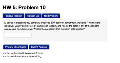 Solved HW 5 Problem 10 Previous Problem Problem List Next Chegg Com