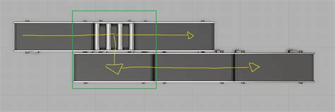 Crossing Conveyor Possibilities Process Modeling Visual Components