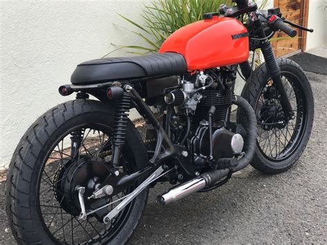 Honda Cb500t Cafe Racer Cb500t Cafe Racer Seat Steel H O F I Custom