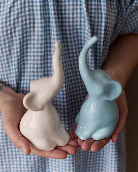 Статуетка “Пара слонів” Глинка Глиняний посуд з червоної глини