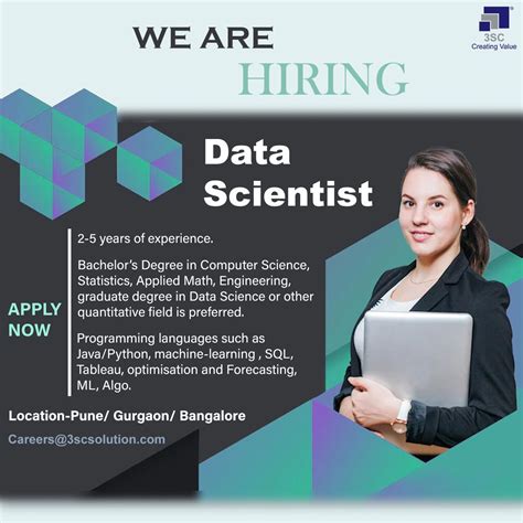 We Are Hiring Our Team Is Growing At 3sc Join Our Dynamic Team Were Seeking An Experienced