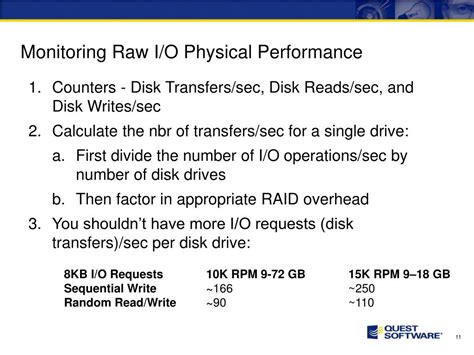PPT SQL Disk I O Performance PowerPoint Presentation Free Download ID