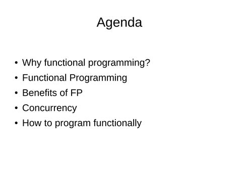 Introduction To Functional Programming Ppt