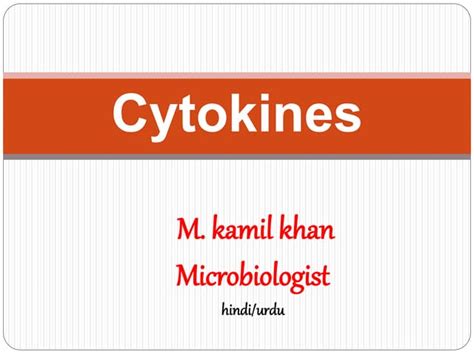 Cytokines Ppt