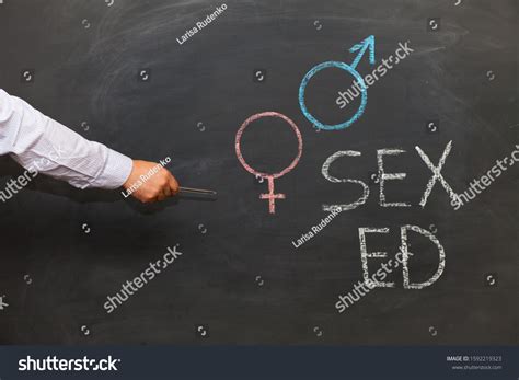 Babe Blackboard Text Sex Ed Male Stock Photo Shutterstock