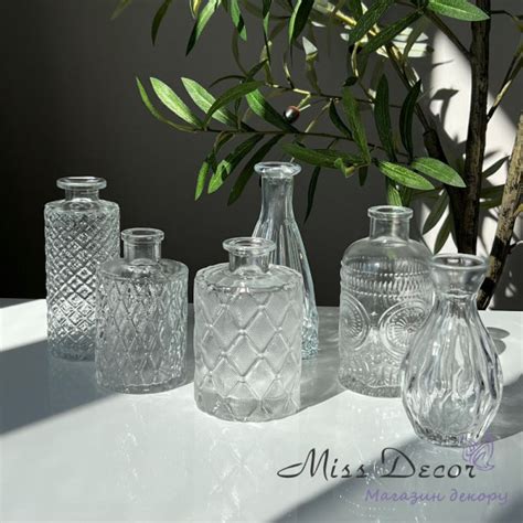 Скляна ваза міні 14 5 см Dx23 061 4 — стильний елемент декору