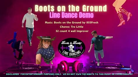 Boots On The Ground Line Dance Demo Where Them Fans At 803fresh Youtube