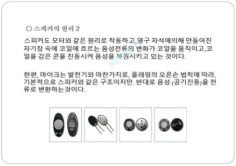 스피커의 원리스피커란스피커 시스템기타레포트