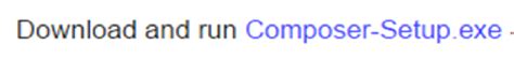 การเตรียมเครื่องมือก่อนการติดตั้ง Yii Framework 2 Yii2 ติดตั้ง Composer