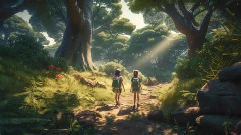 Premium Ai Image Illustration Of Samesex Couples In Twodimensional Style Cartoon