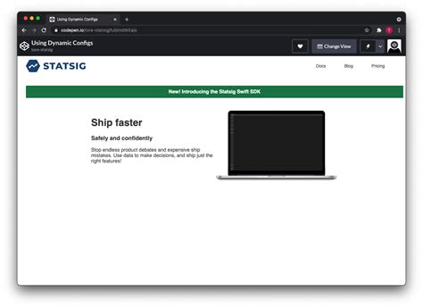 Making Your Code More Flexible With Dynamic Config Statsig Docs